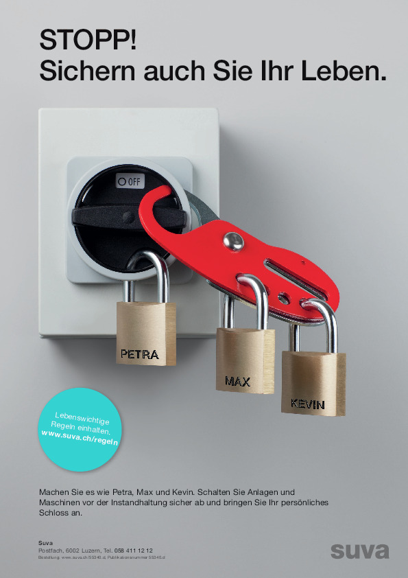 Plakate & Poster bestellen | Prävention & Arbeitssicherheit